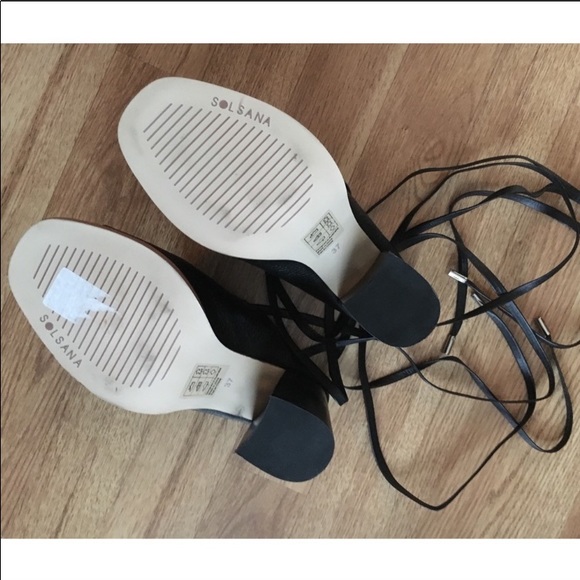 Sol Sana | Shoes | Sol Sana Rango Lace Up Ankle Mule | Poshmark